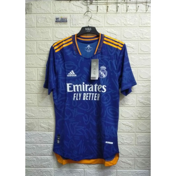 Jual Jersey GO Real Madrid Away Kit 2021/22 Player Issue High Quality ...
