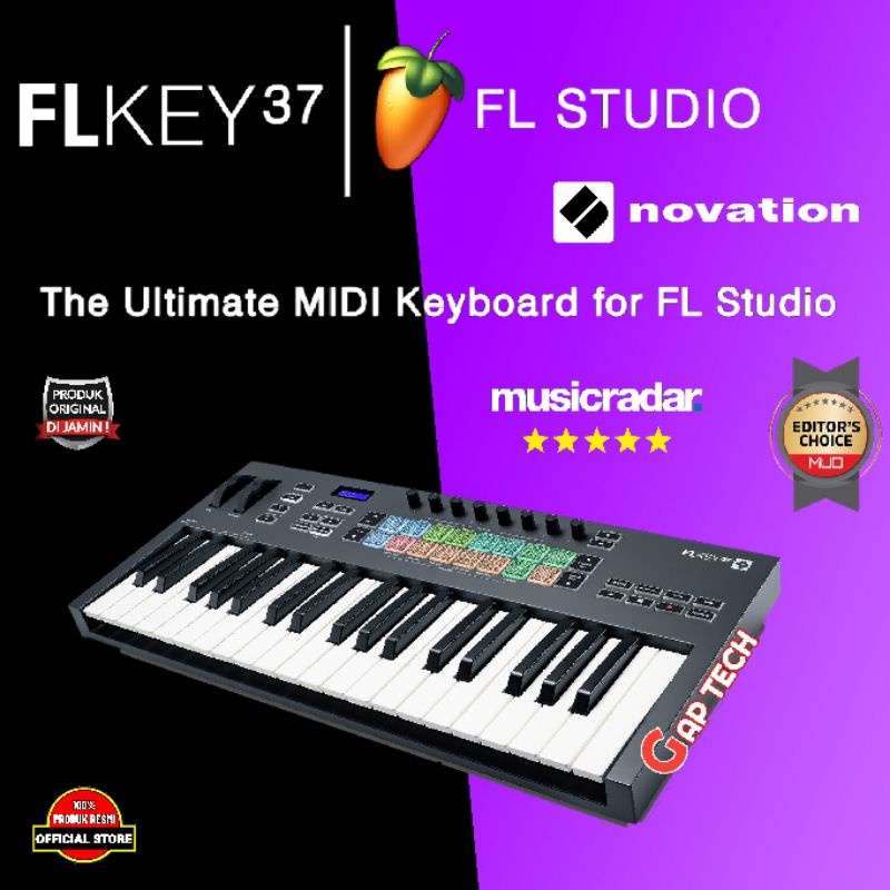 Jual Novation FLKEY / FL KEY 37 MIDI Keyboard for FL Studio Original ... Jual Novation FLKEY / FL KEY 37 MIDI Keyboard for FL Studio Original ...
