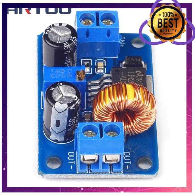 Jual STRONG LM2596 ADJUSTABLE DC DC STEP DOWN 3A + TERMINAL BLOCK LM2596S | Shopee Indonesia