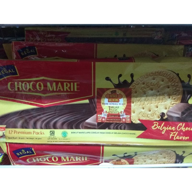 Jual Regal Choco Marie 96 Gram Belgian Choco Flavor | Shopee Indonesia
