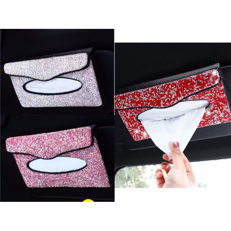 Jual TEMPAT TISSUE SUNVISOR MOBIL BLINK BLINK MODEL JEPIT | Shopee ...