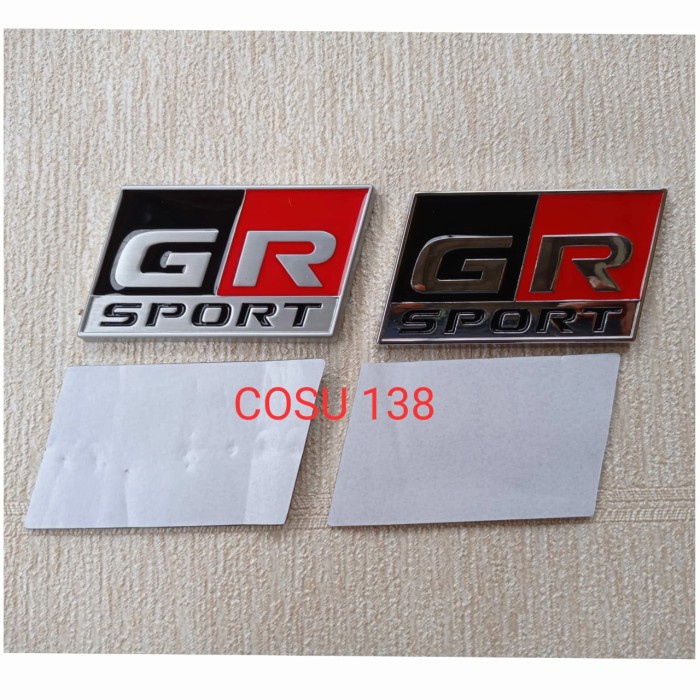 Jual Emblem Mobil Terlengkap, Emblem Toyota Gr Gazoo Racing Sport ...