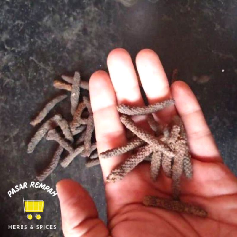 Jual cabe jamu-cabe jawa kering 100gram-cabai jawa-rempah jsr-rempah ...