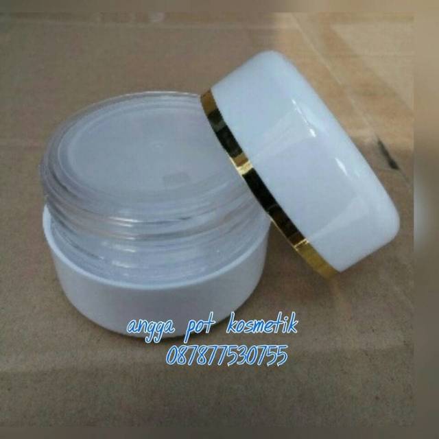 Jual Pot cream ps putih dalam trasparan 12,5gr | Shopee Indonesia