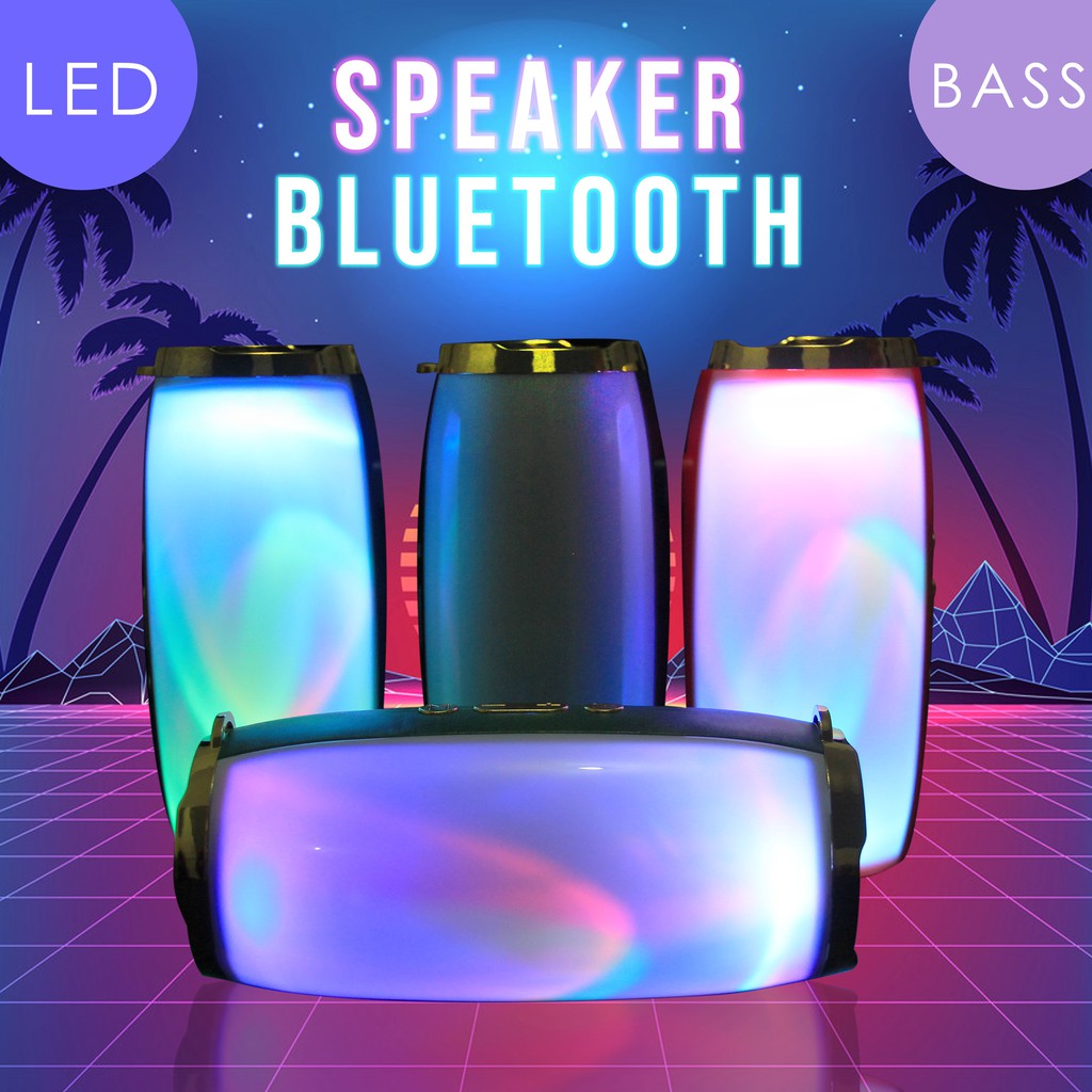 Jual Speaker portable wireless LED/speaker bluetooth | Shopee Indonesia