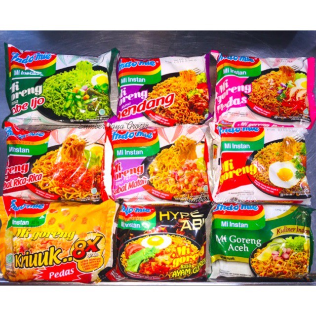 Jual INDOMIE GORENG / ACEH / RENDANG / CABE IJO / HYPE AYAM GEPREK Per ...