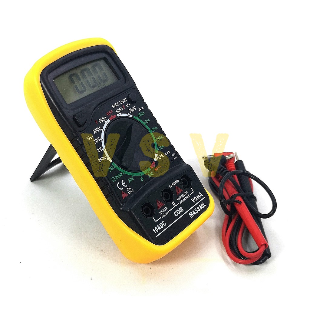 Jual Digital multimeter MAS830L / MAS830 / XL830 Multitester digital ...