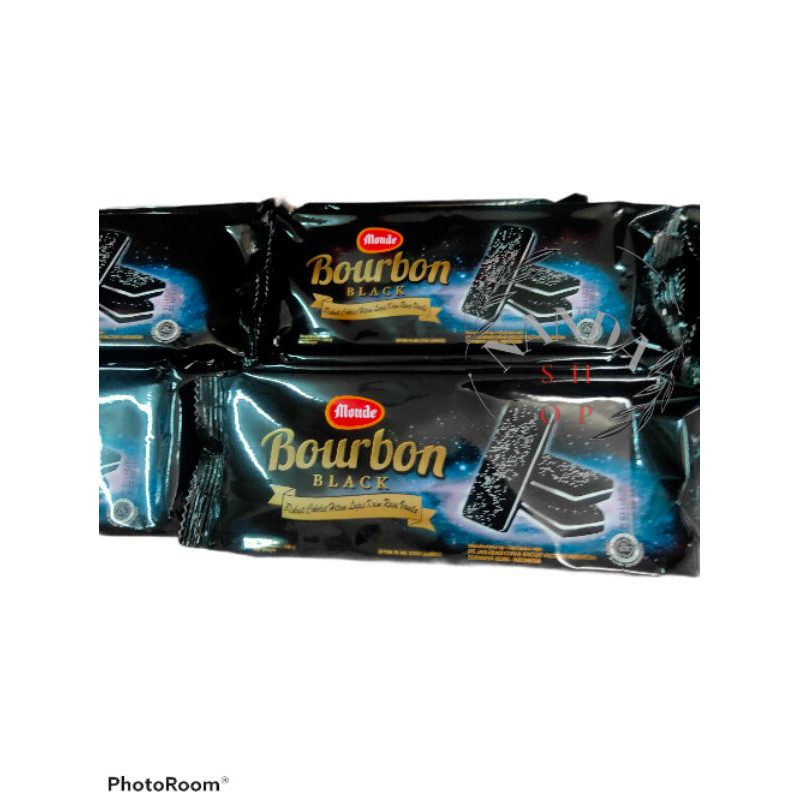 Jual Wafer Monde Bourbon Black Original Krim Vanilla Coklat Hitam ...