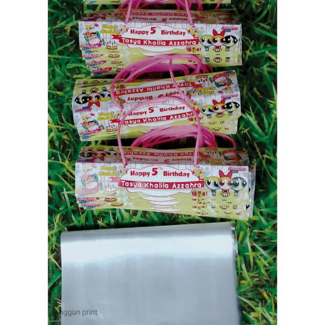 Jual 20X30) Tas Label Ultah Jajan Snack Plastik Ulang Tahun Label Snack ...