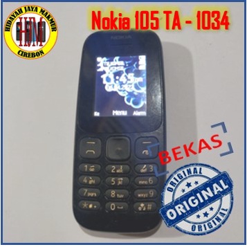 Jual NOKIA 105 TA 1034 COCOK BUAT CONTER HP ( hp dan batre ) | Shopee ...