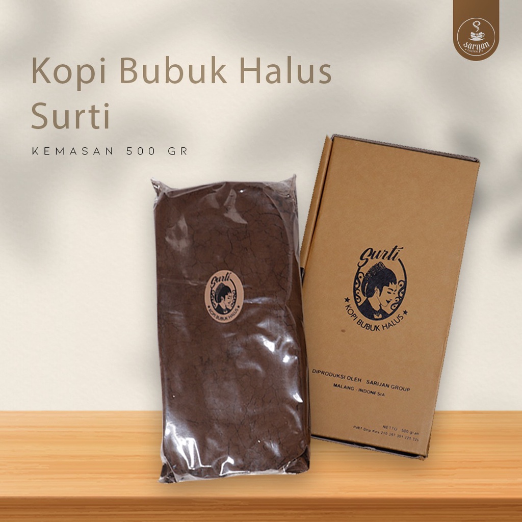 Jual Kopi Bubuk Halus Surti 500gr | Shopee Indonesia