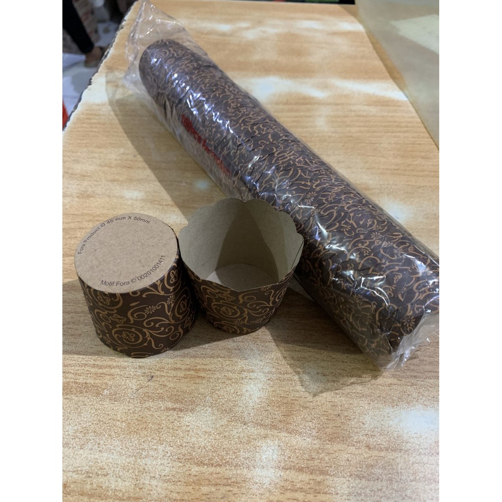 Jual Case Fora Bruder cup 4,5 cm / case roti cupcake muffin paper 100 ...