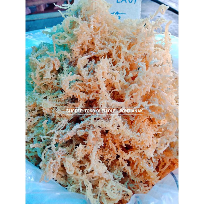 Jual Rumput Laut Kering 100g/ Rumput Laut Untuk Minuman Khas Pontianak ...
