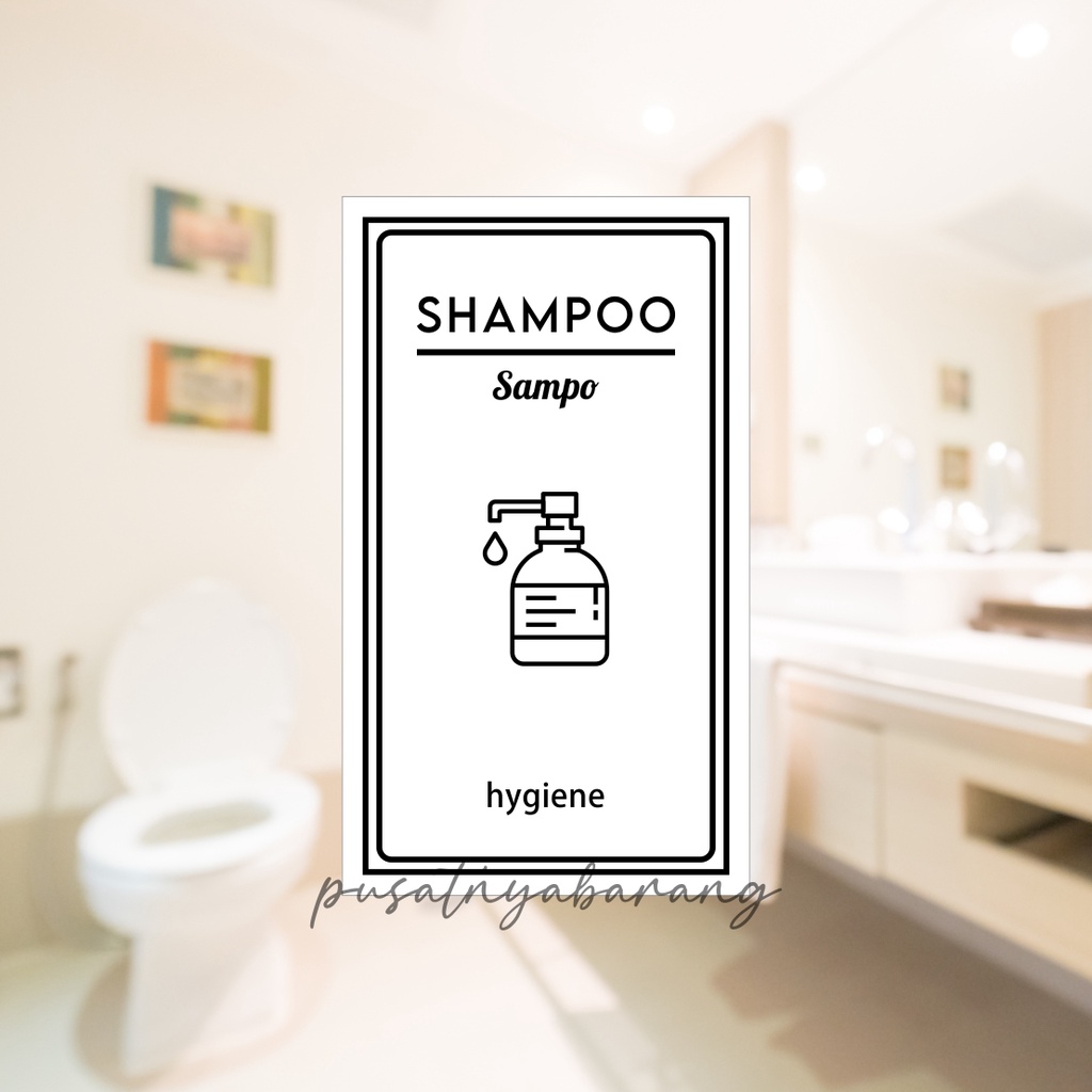 Jual STICKER LABEL BOTOL SABUN TAHAN AIR - STIKER LAUNDRY BERGAMBAR ...