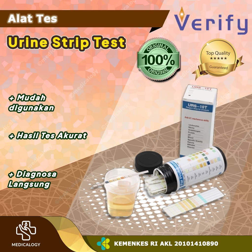 Jual Verify Strip Cek Urine 10 Parameter | Shopee Indonesia