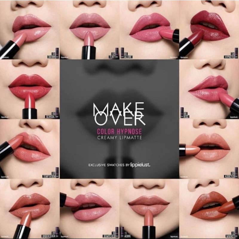 Jual MAKEOVER COLOR HYPNOSE CREAMY LIPMATTE | MAKEOVER HYPNOSE | Shopee ...