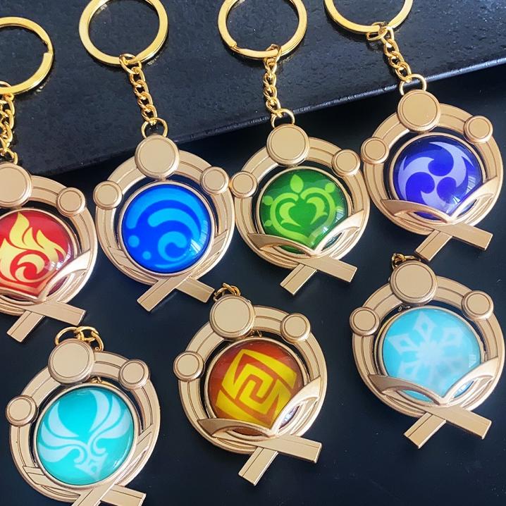 Jual (HARGA TERMURAH!) Genshin Impact keychain Genshin impact eyes of ...