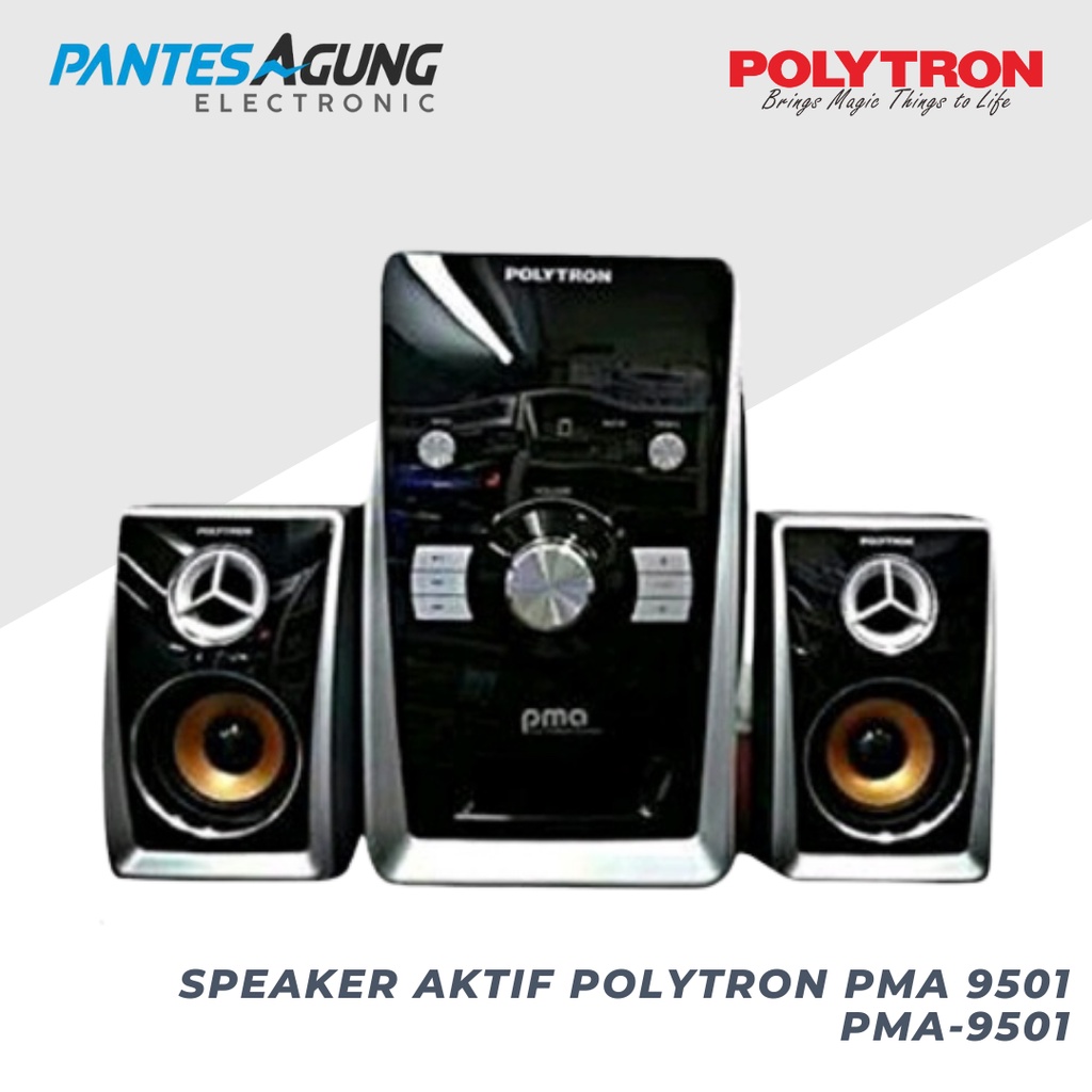 Jual SPEAKER AKTIF POLYTRON PMA 9501/ PMA-9521 | Shopee Indonesia