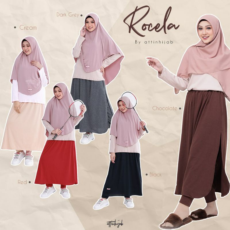 Jual ROCELA by ATTIN original Ready stok Best seller Rok Celana Olahraga | Shopee Indonesia