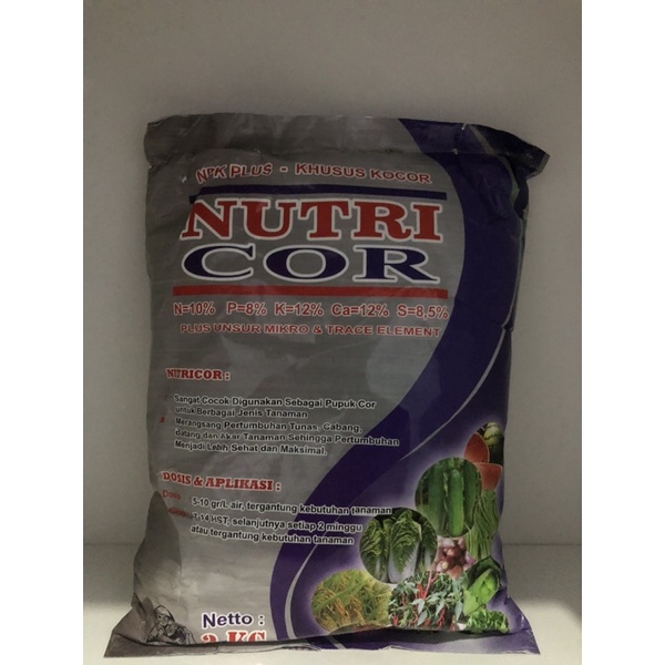 Jual NPK PLUS - KHUSUS KOCOR tanaman NUTRICOR 2kg | Shopee Indonesia