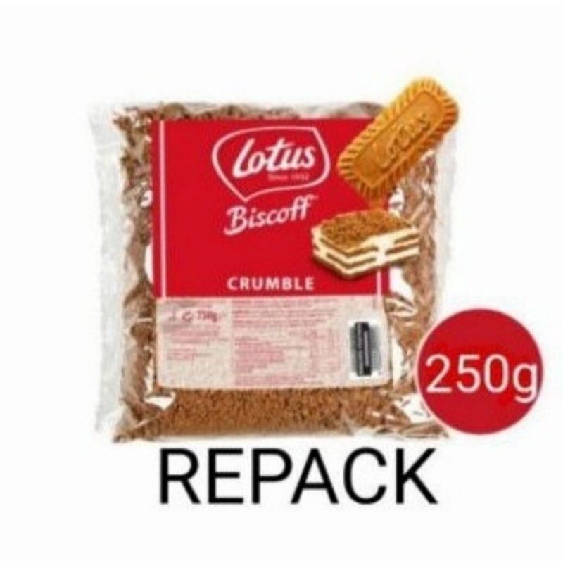 Jual REPACK!!! Lotus Biscoff Crumble 250gr | Shopee Indonesia