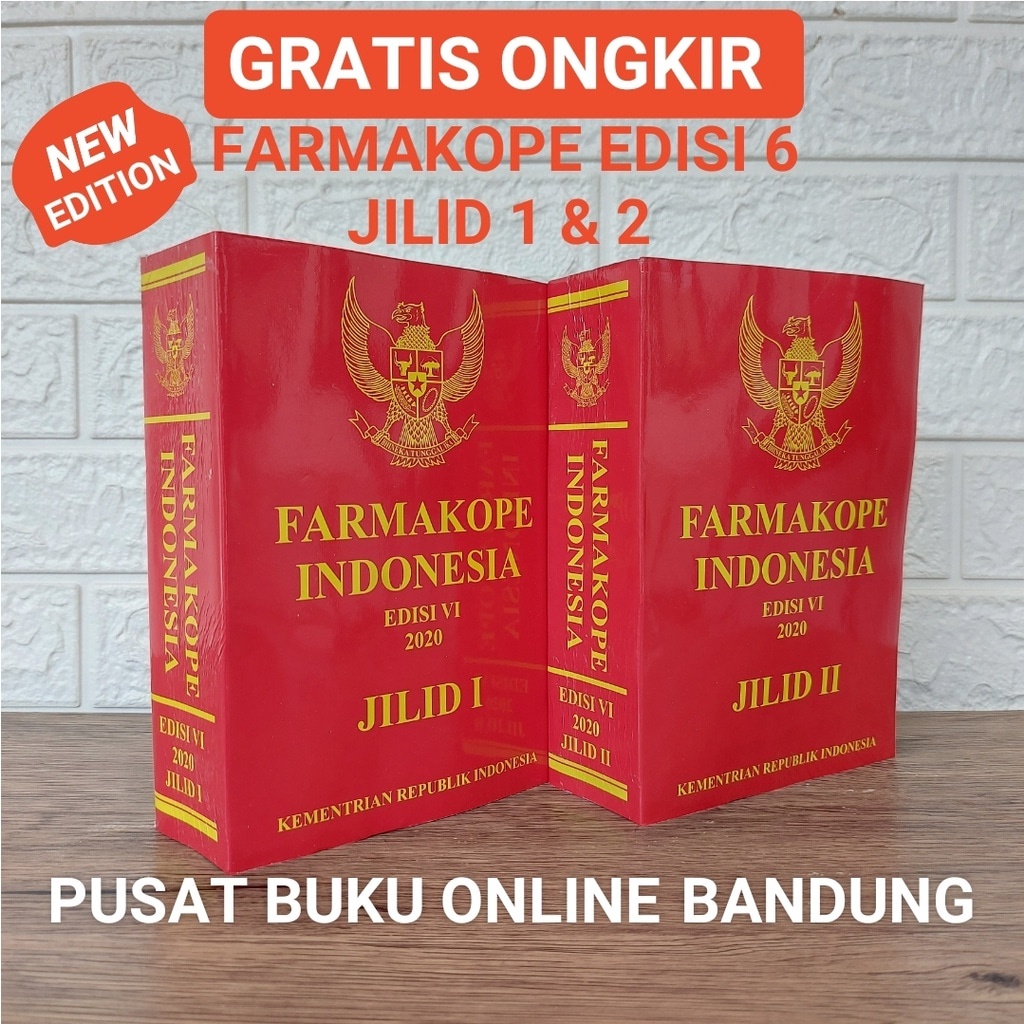 Jual FARMAKOPE INDONESIA EDISI 5 / 6 BUKU 1&2 FARMAKOPE 3 FARMAKOPE 4 FARMAKOPE 5 FARMAKOPE 6 ...