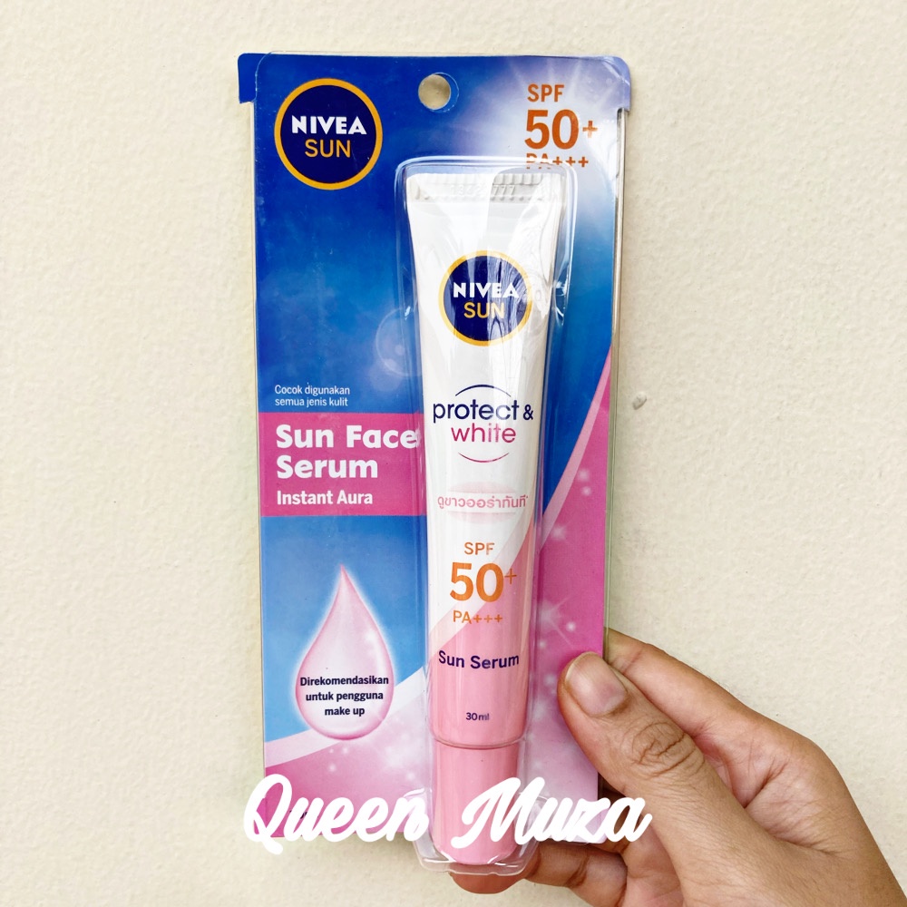Jual NIVEA Sun Face Protection Serum Spf 50+ Pa +++ - Instant Aura 30ml ...