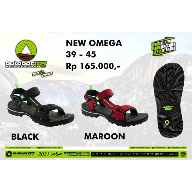 Jual OUTDOOR PRO NEW OMEGA SANDAL GUNUNG HIKING ORIGINAL | Shopee Indonesia