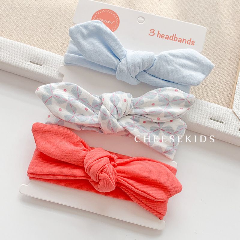 Jual Set Bandana 3 in 1 Bayi Baru Lahir Bando Bayi Perempuan / Bandana ...