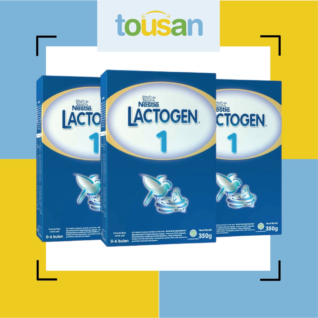 Jual LACTOGEN 1 Susu Formula Plain Box 350g / 350 g | Shopee Indonesia