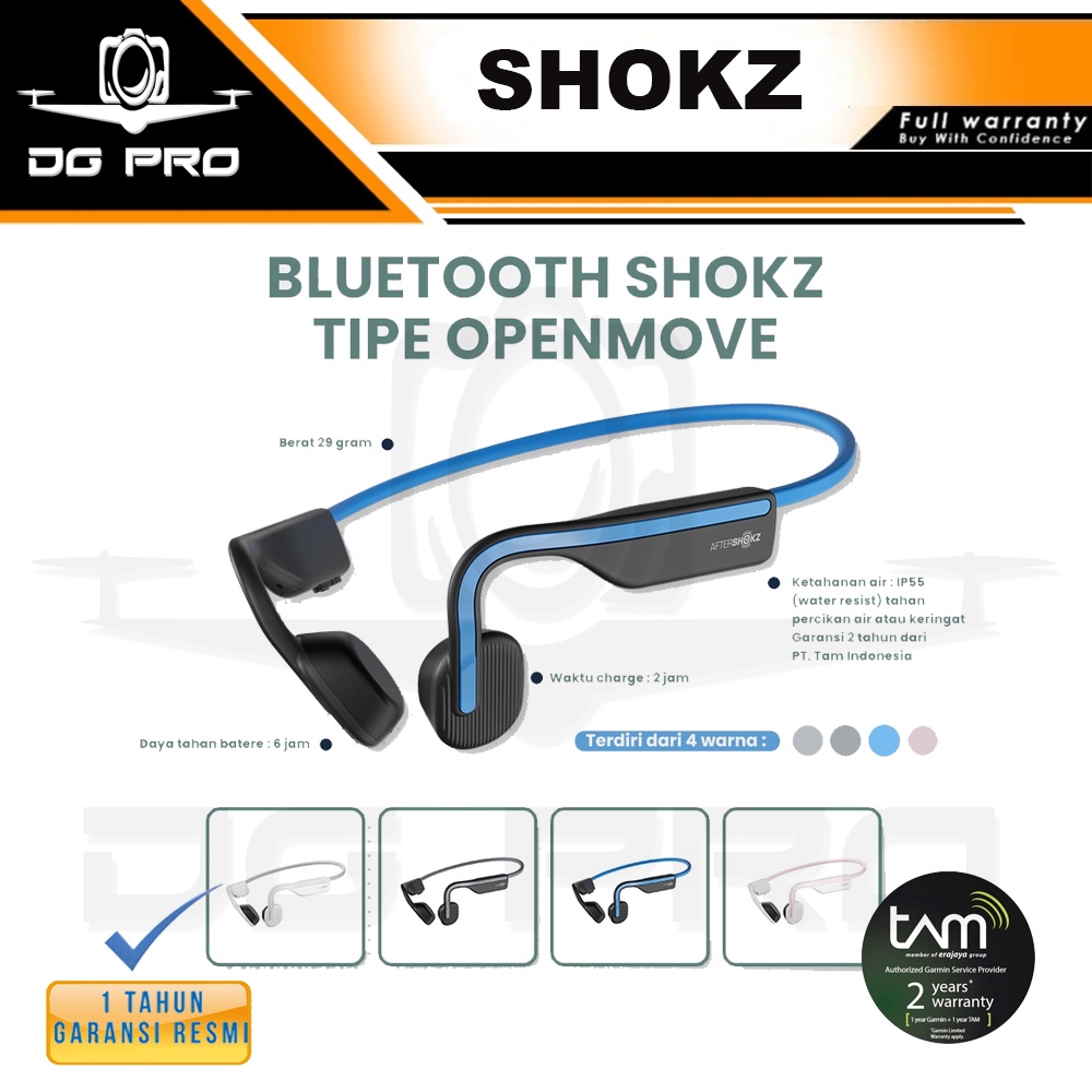 Jual Shokz Openmove Bone Conduction Open Ear Lifestyle/Sport Headphones ...