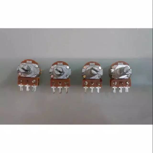 Jual POTENSIO 10K 50K 100K STEREO 6pin / potensio 10K 50k 100K power ...