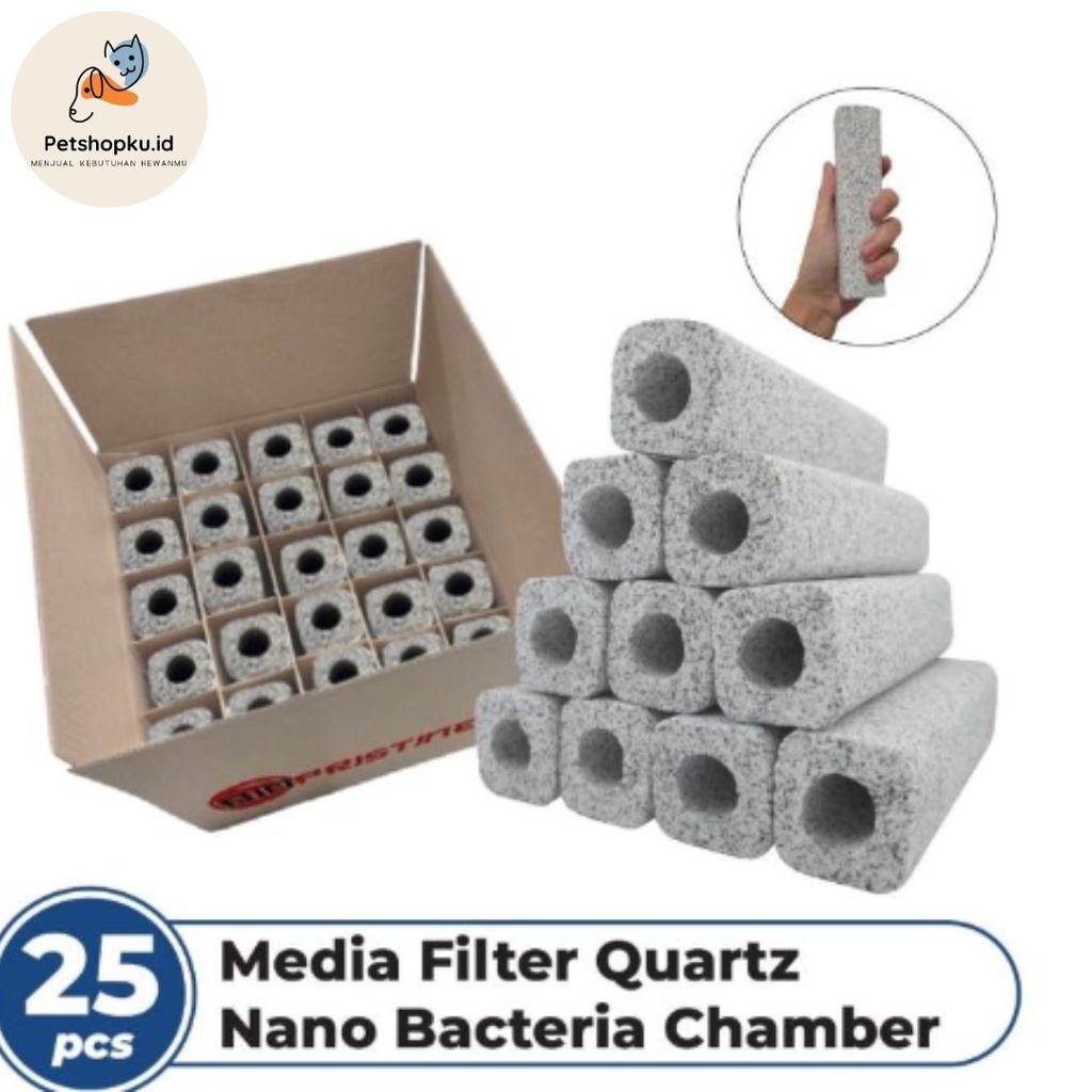 Jual BioPristine Square Quartz Media Filter Nano Bacteria House - 25 ...
