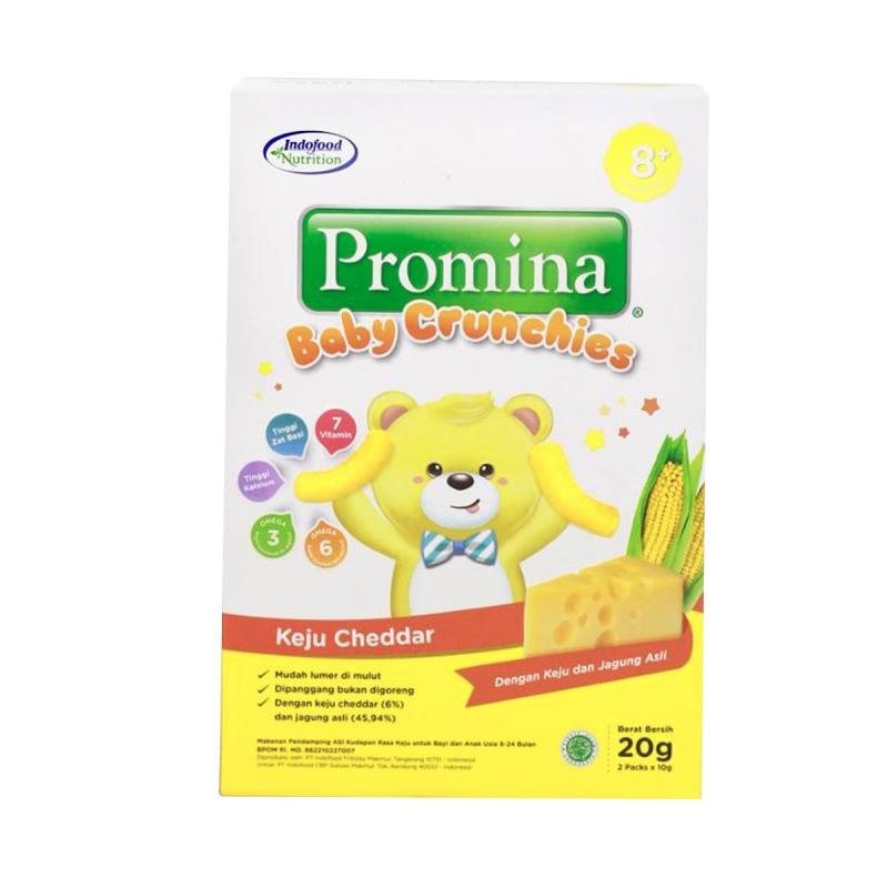 Jual PROMINA BABY CRUNCHIES SNACK KEJU CHEDDAR BOX 20GR | Shopee Indonesia