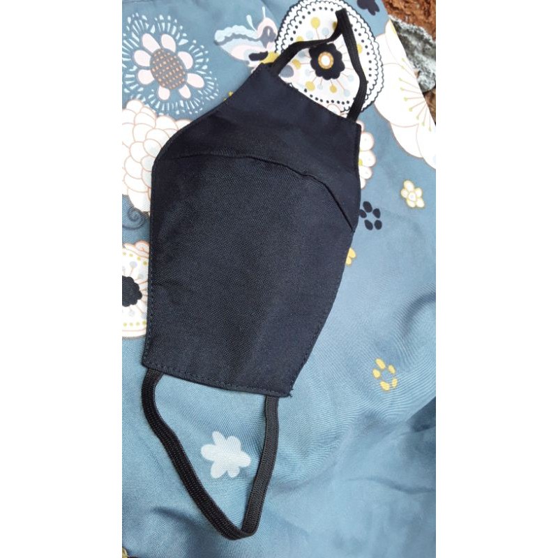 Jual masker kain non hijab warna hitam | Shopee Indonesia
