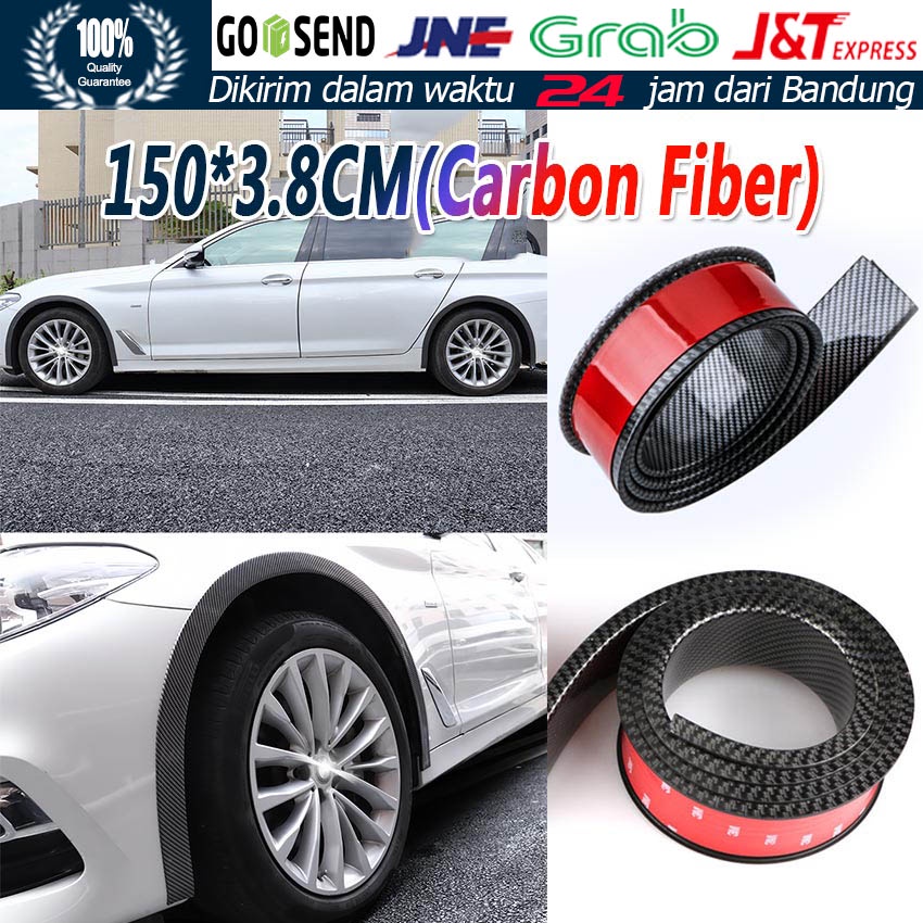 Jual List Carbon 5D Over Fender | Lis Lip Pelindung Baret Atas Roda Ban ...