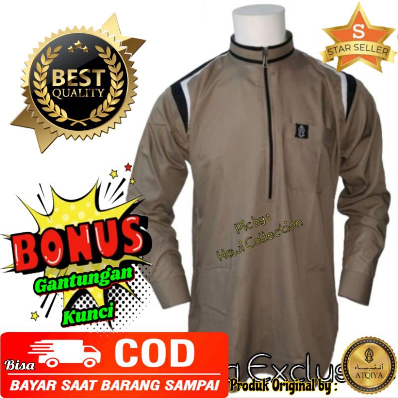 Jual Kurta Atqiya motif Hibarah / Kurta Keren Elegant / Kurta kekinian ...