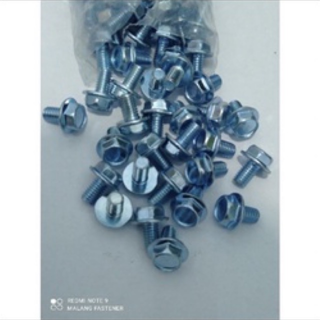Jual baut flange 6x10 kunci 10 | Shopee Indonesia