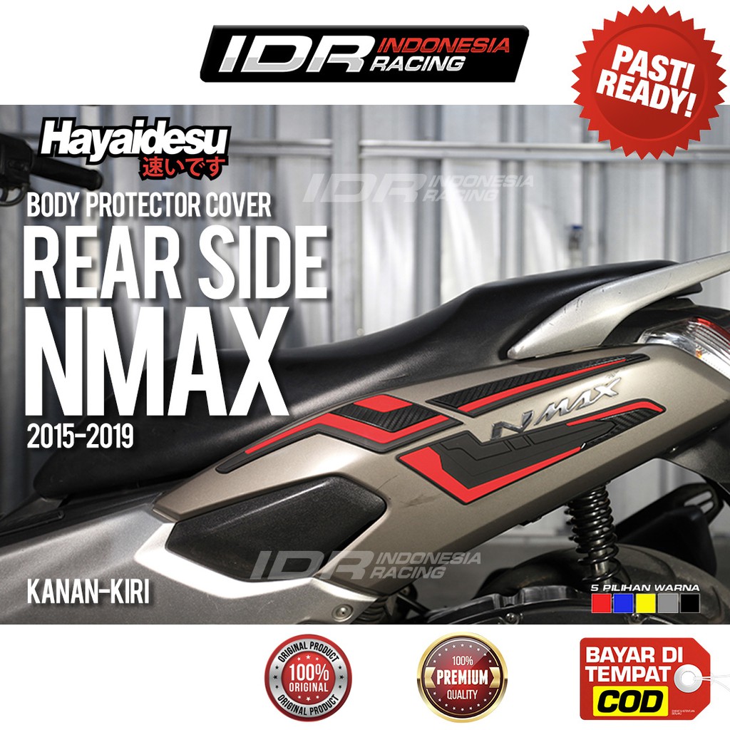 Jual Rear Side Cover NMAX Samping Hayaidesu Body Protector Karet ...