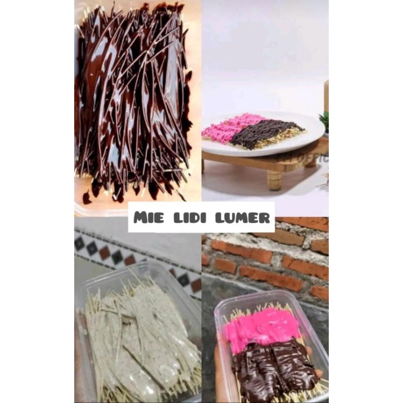 Jual MIE LIDI LUMER PREMIUM JAJANAN ZADUL ENAK COKLAT STRAWBERRY MURAH ...