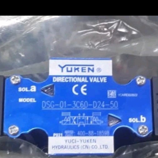 Jual SOLENOID VALVE HYDRAULIC DSG-01-3C60-D24-50 YUCI YUKEN | Shopee Indonesia
