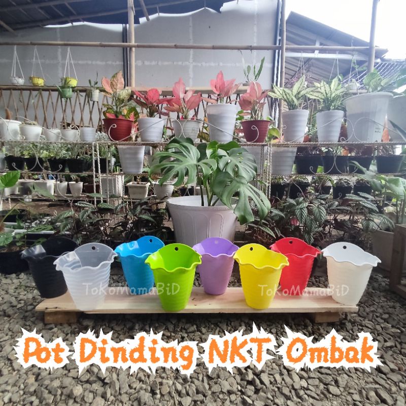 Jual Pot Dinding NKT Ombak | Shopee Indonesia