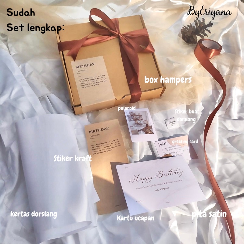 Jual Box Hampers Gift Box Kotak Kado Pacar Hadiah Sahabat Cowok Cewek ...