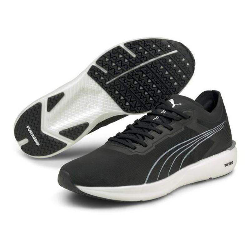 Jual SEPATU LARI PRIA PUMA LIBERATE NITRO BLACK/WHITE ORIGINAL | Shopee ...