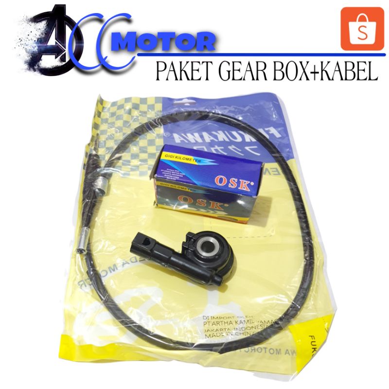 Jual Kabel Cable Speedometer+Gear Box Beat/Beat FI/Vario/Vario Techno ...