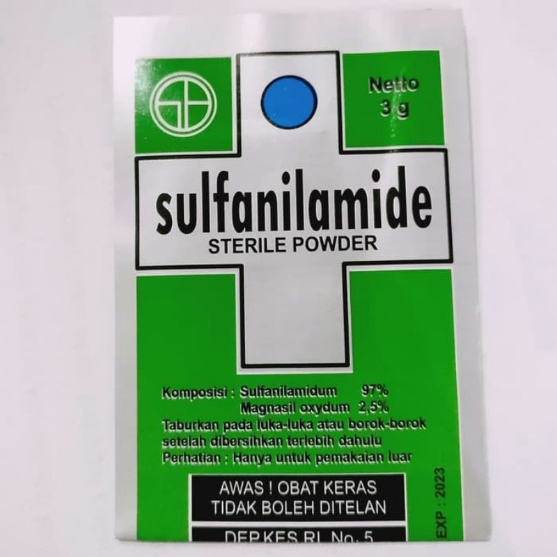 Jual Sulfanilamide Powder Obat Koreng (isi 10 sachet) | Shopee Indonesia