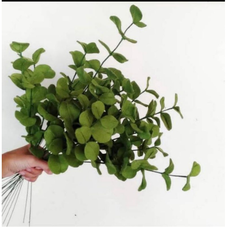 Jual daun ecalyptus flanel pertangkai bunga buket | Shopee Indonesia