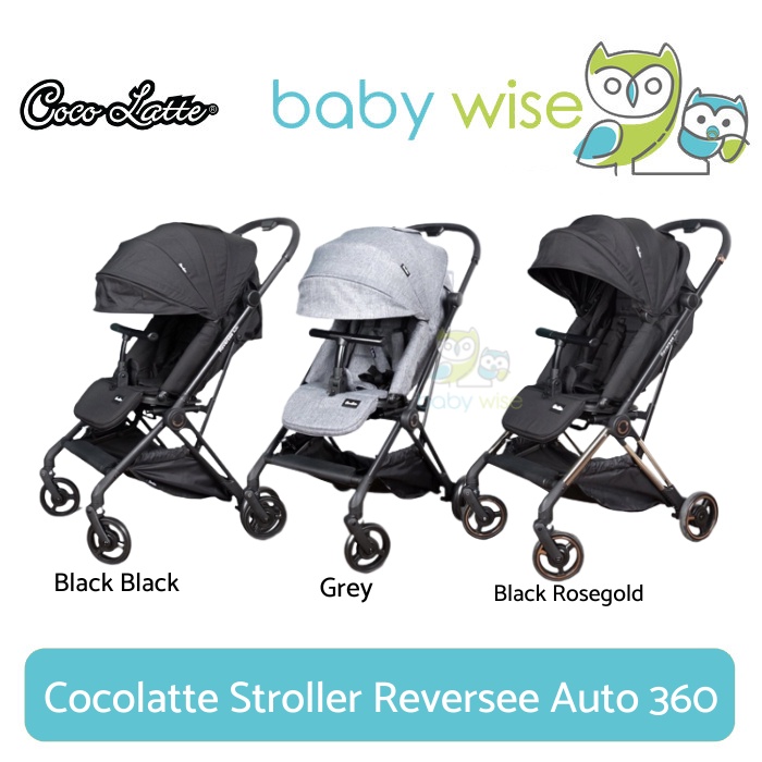 Jual Cocolatte Stroller Reversee Auto 360 | Shopee Indonesia