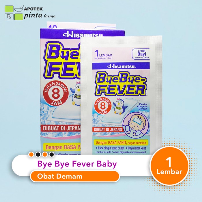 Jual Bye Bye Fever Bayi 1 Lembar | Shopee Indonesia