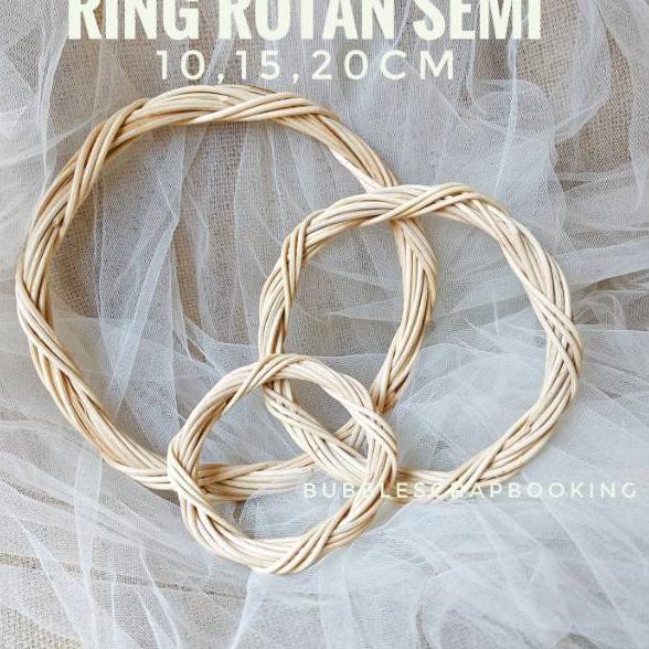 Jual SHOPEE MALL Ring rotan semi bahan mahar scrapbook | Shopee Indonesia
